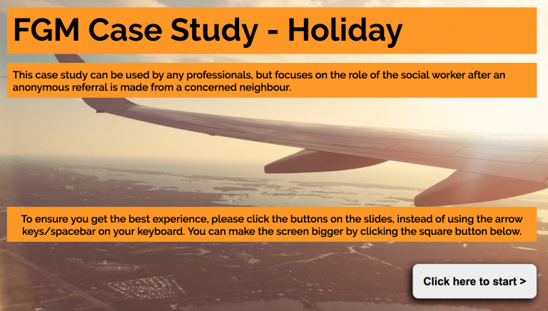 Interactive Case Studies FGM – National FGM Centre